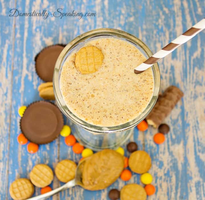 Peanut Butter Lovers Milk Shake - Domestically Speaking