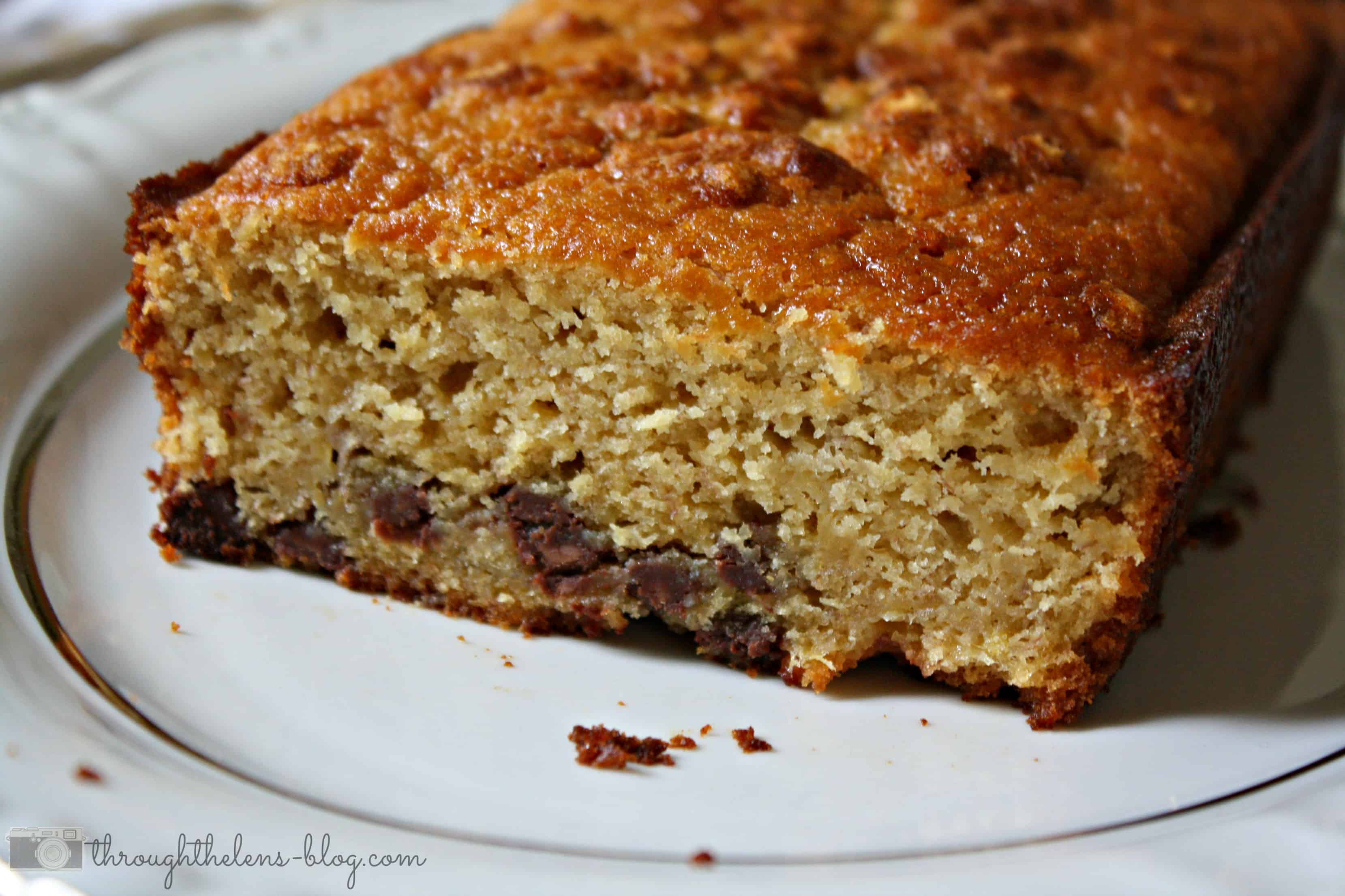 Chocolate Chip Banana Bread Domestically Speaking