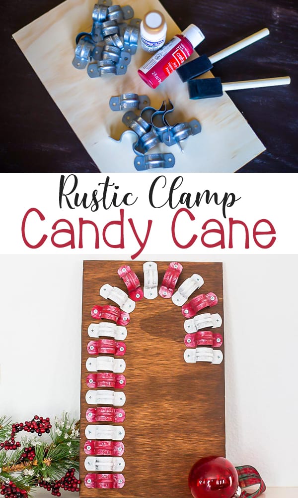 How to Make a Rustic Clamp Candy Cane - Domestically Speaking