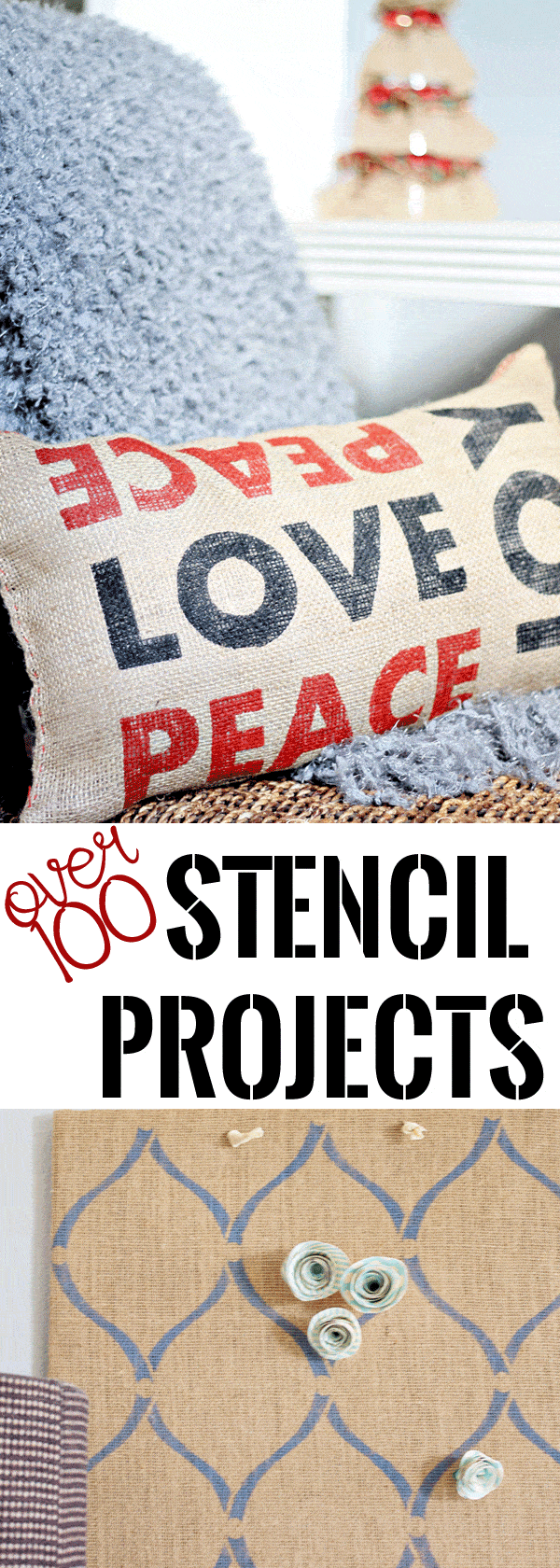 Over 100 Stencil Projects - Domestically Designed