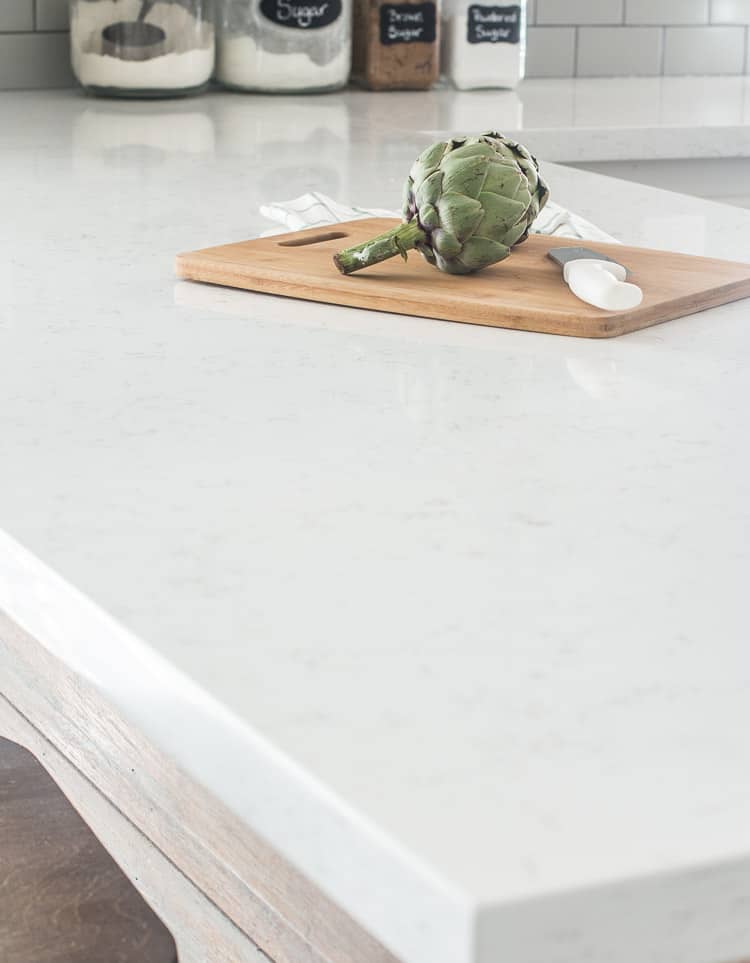 Our Beautiful Marble Like Quartz Countertops - Domestically Designed