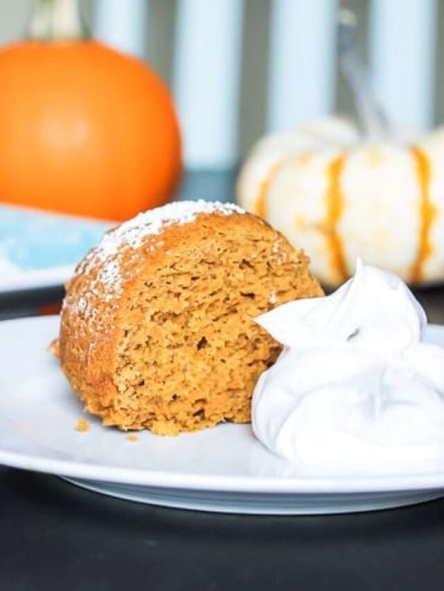 3 Ingredient Pumpkin Cake - Domestically Speaking