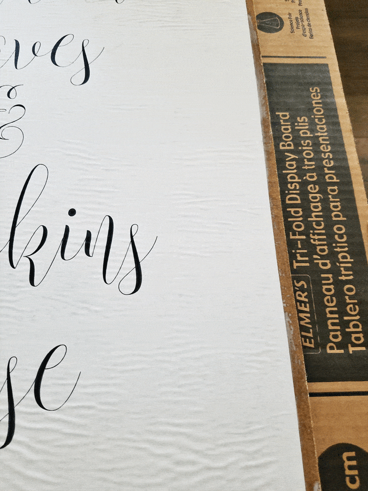 How to Make a Sign - Autumn Leaves and Pumpkins Please - Domestically ...