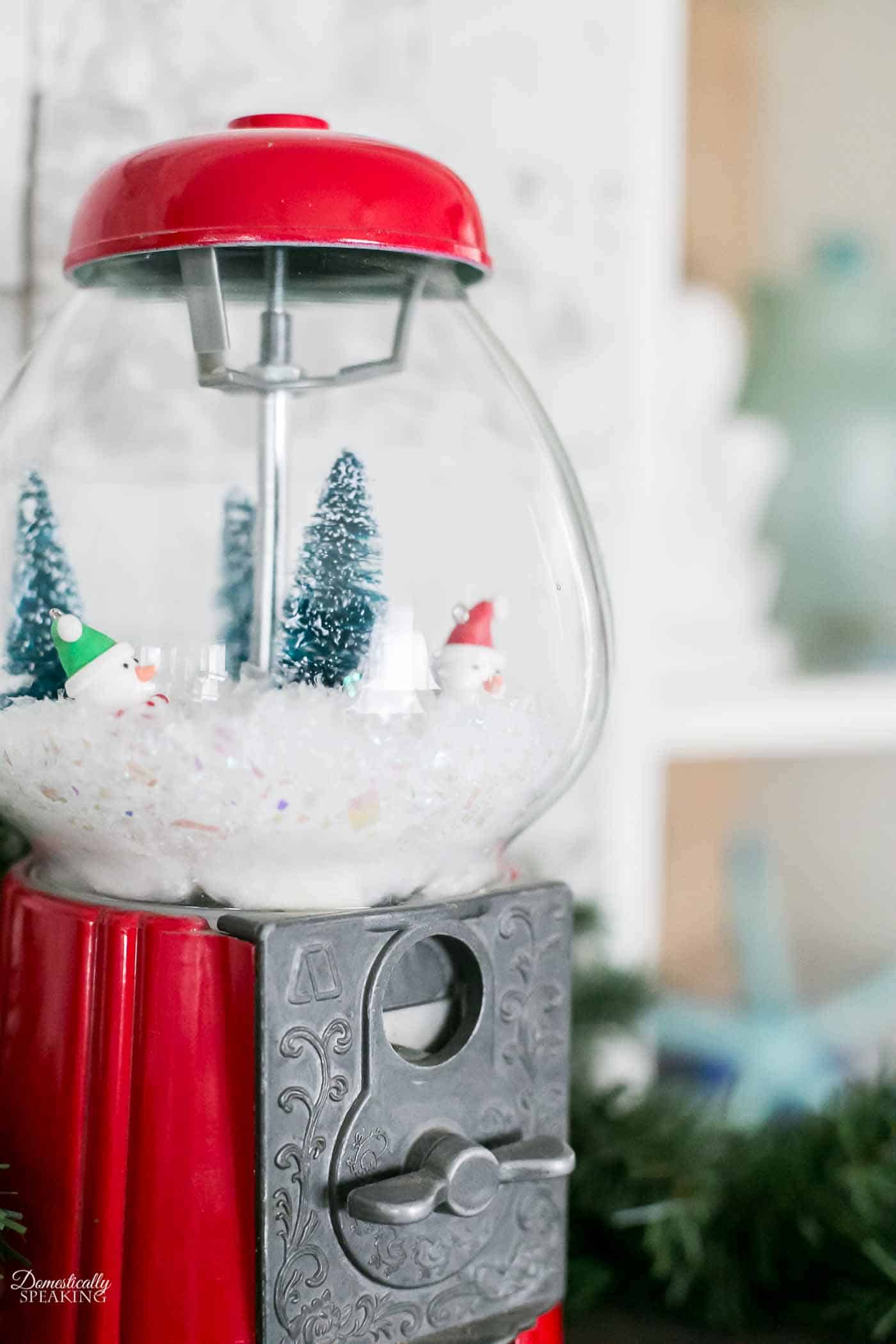 Winter Wonderland Gumball Machine - Domestically Designed
