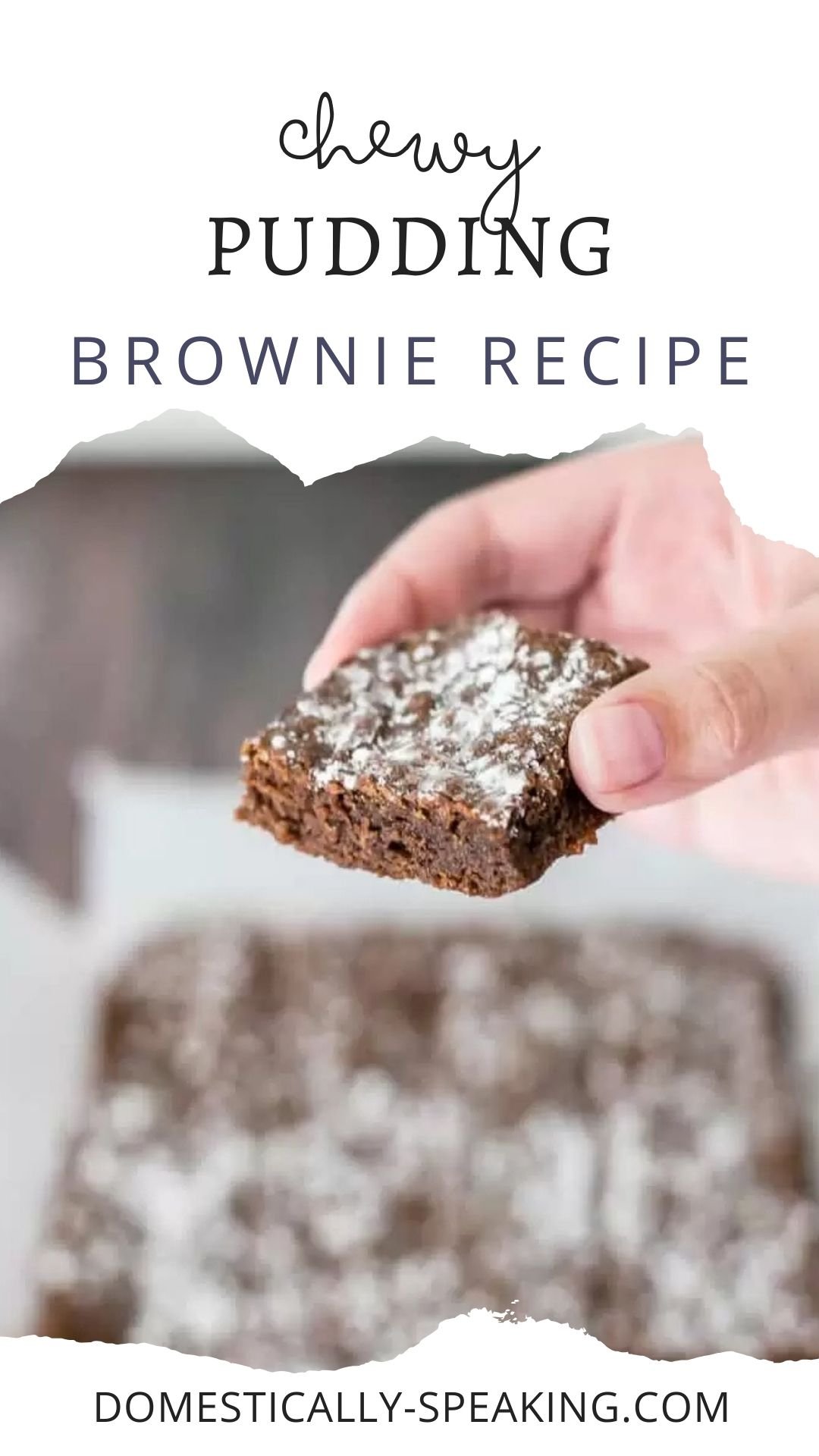 Chocolate Pudding Brownies - Domestically Speaking