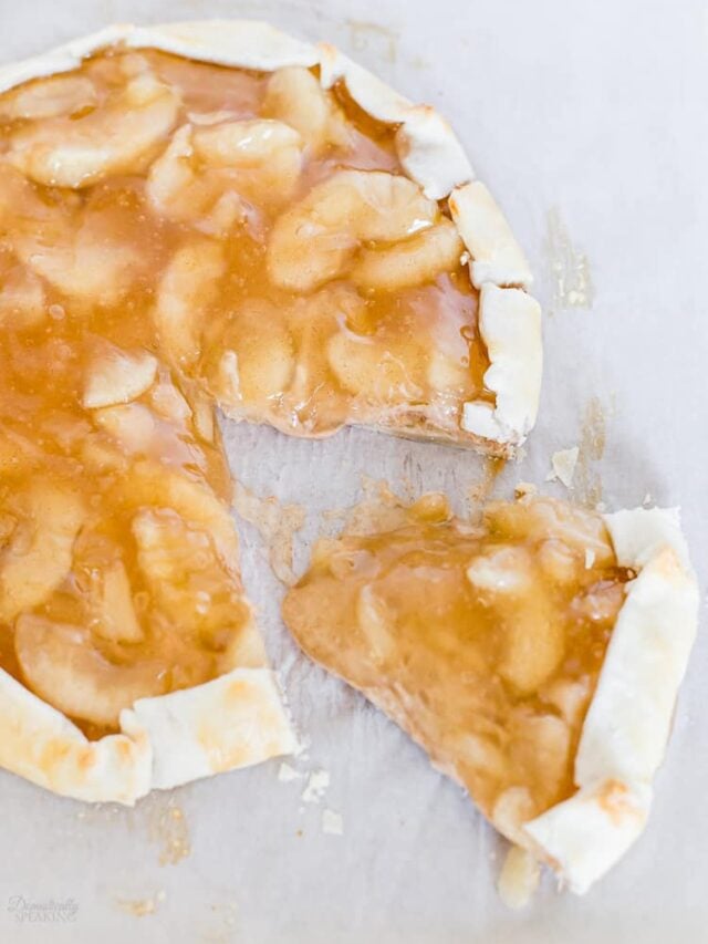 Apple Cream Cheese Galette - Domestically Speaking