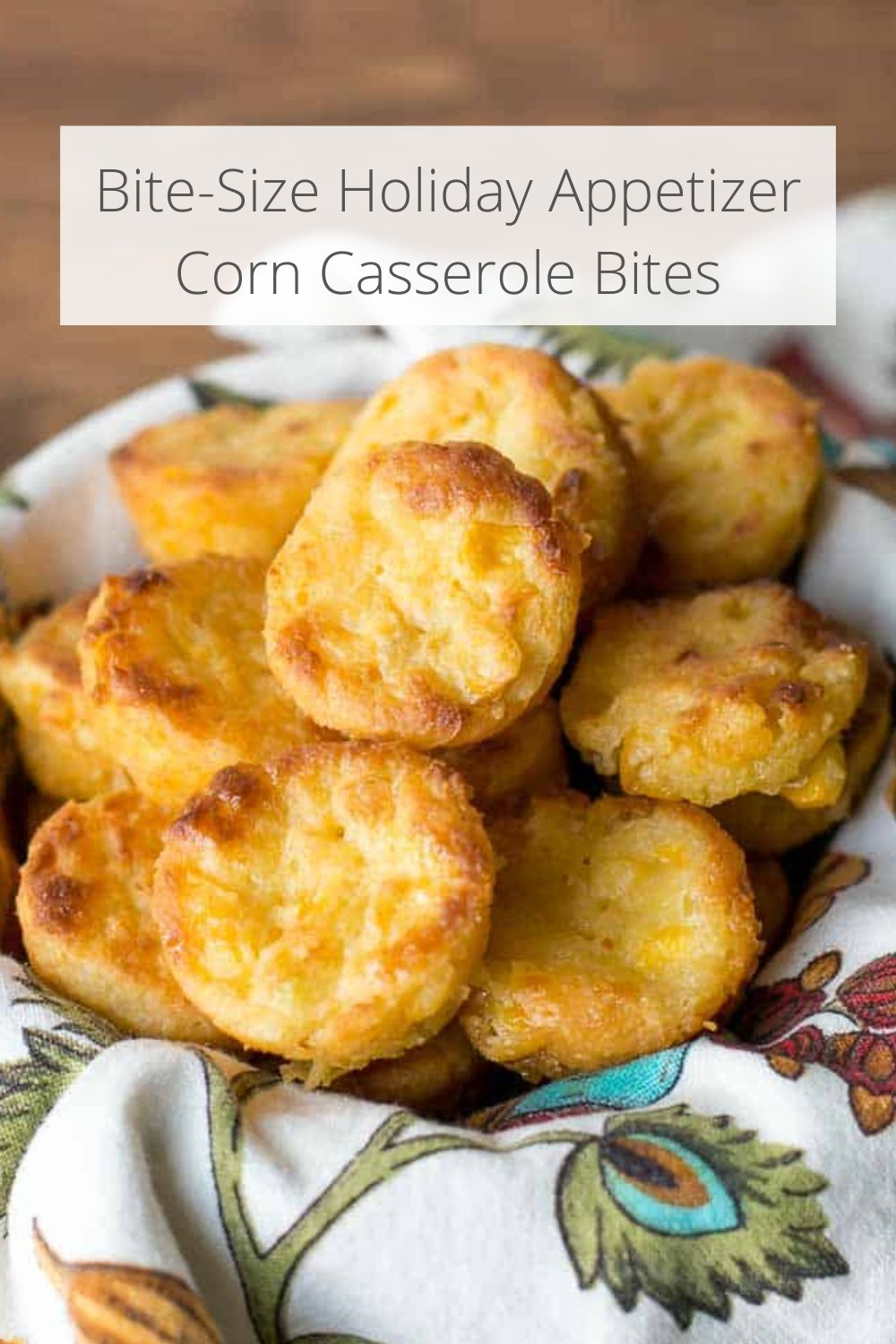 Corn Casserole Bites - Domestically Speaking