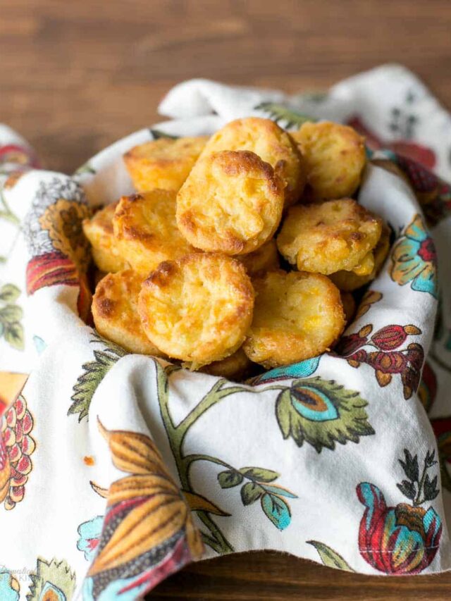 Corn Casserole Bites - Domestically Speaking