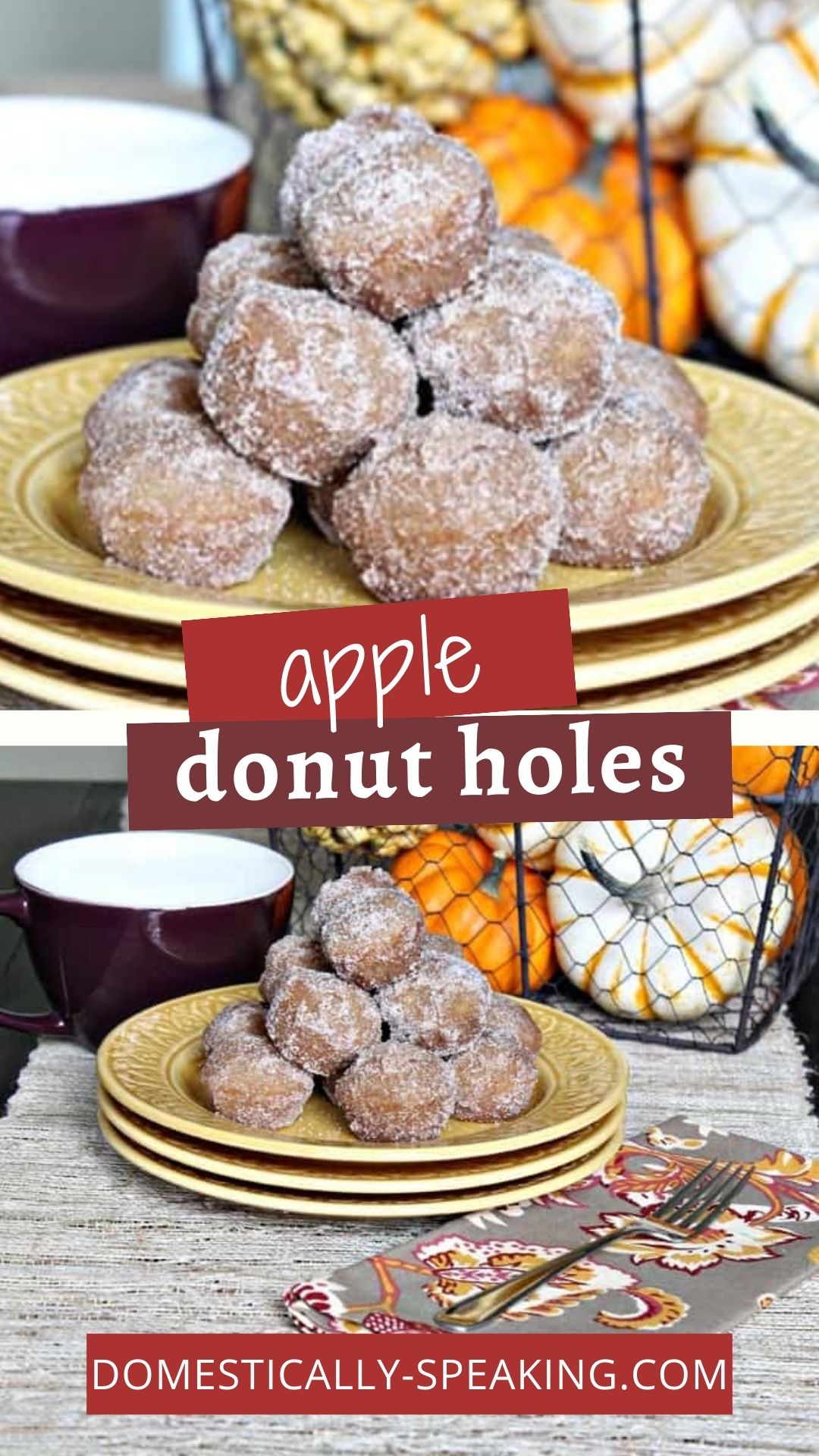 Apple Poppers Recipe - Mini Apple Muffins - Domestically Speaking