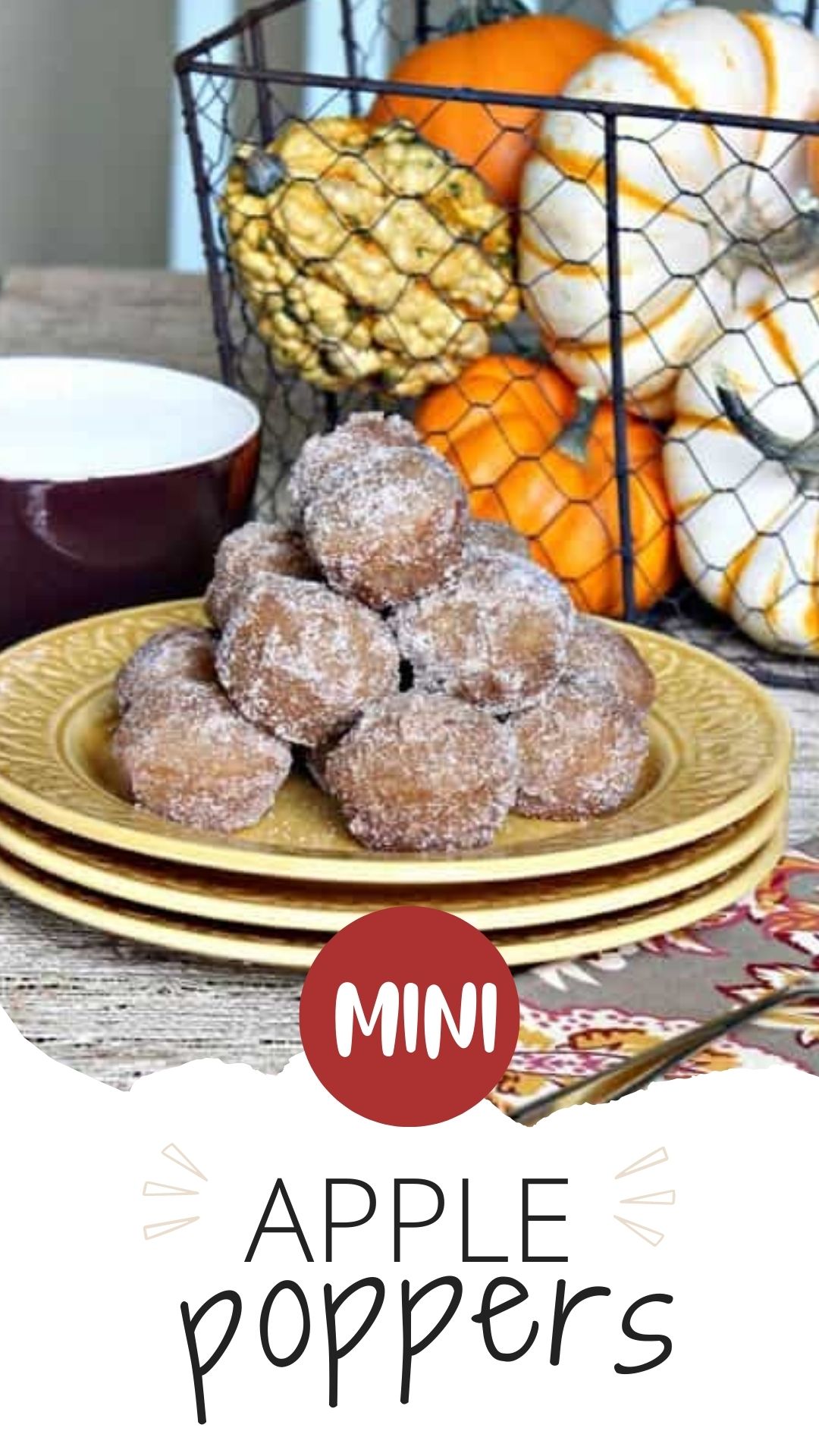 Apple Poppers Recipe - Mini Apple Muffins - Domestically Speaking