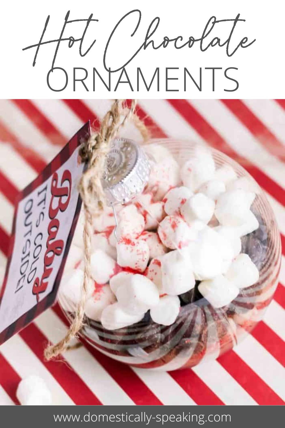 Salted Caramel Hot Chocolate Ornaments - Domestically Speaking