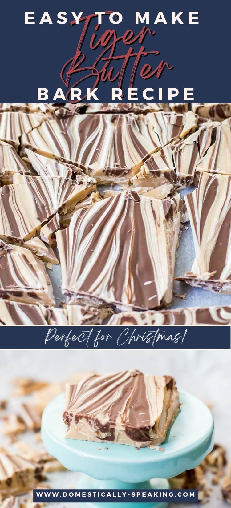 Easy Tiger Butter Bark - Domestically Speaking