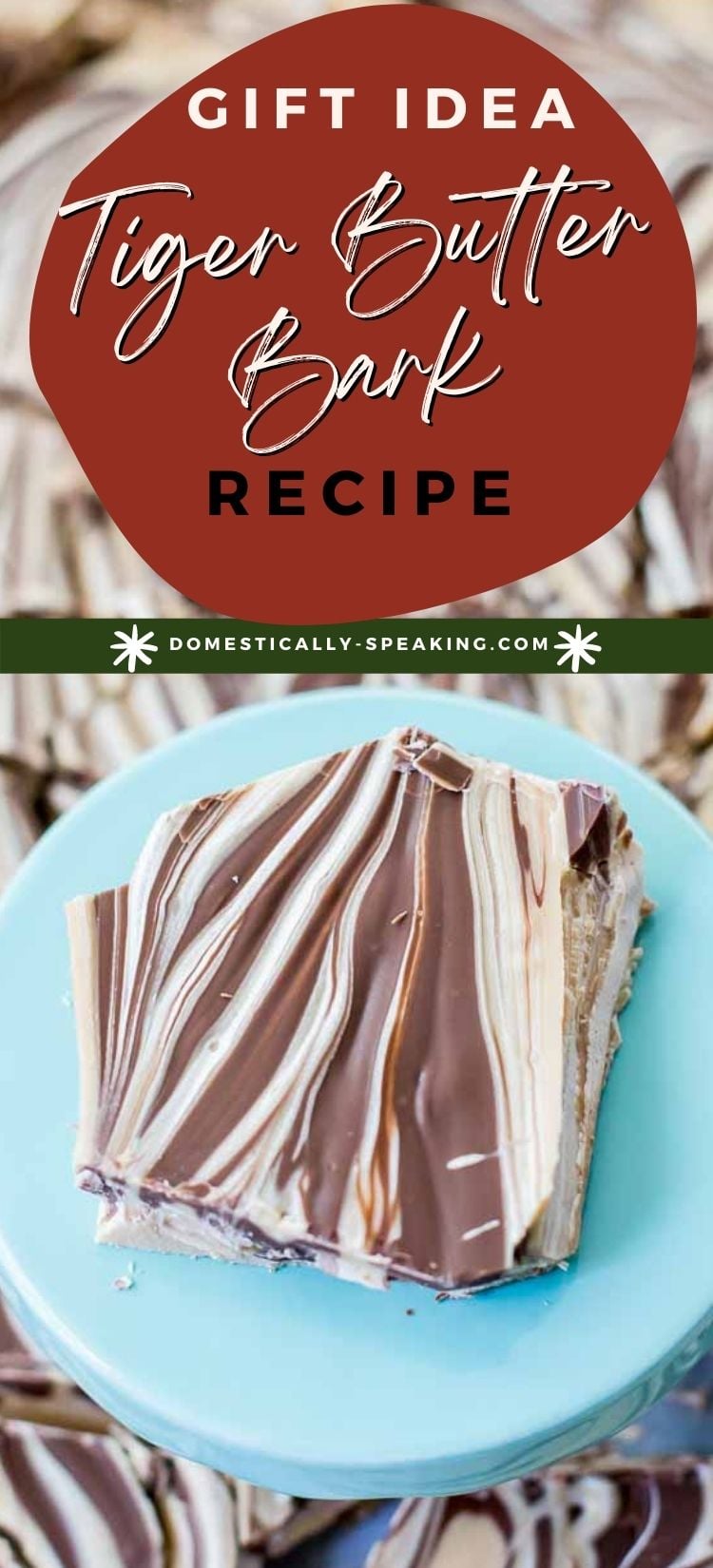 Easy Tiger Butter Bark - Domestically Speaking