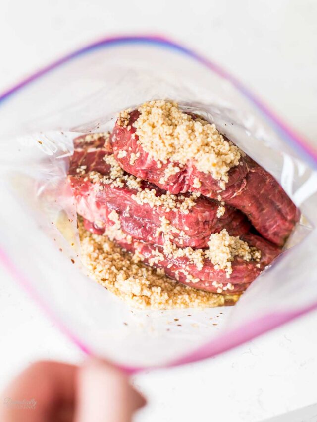 How To Make The Best Garlic Steak Marinade - Domestically Speaking