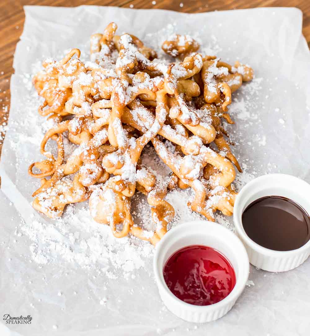 Delicious Funnel Cake Fries - Domestically Speaking