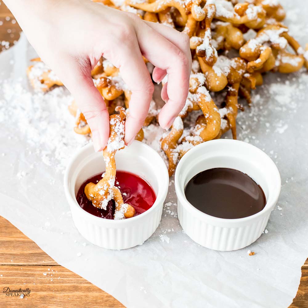 Delicious Funnel Cake Fries - Domestically Speaking