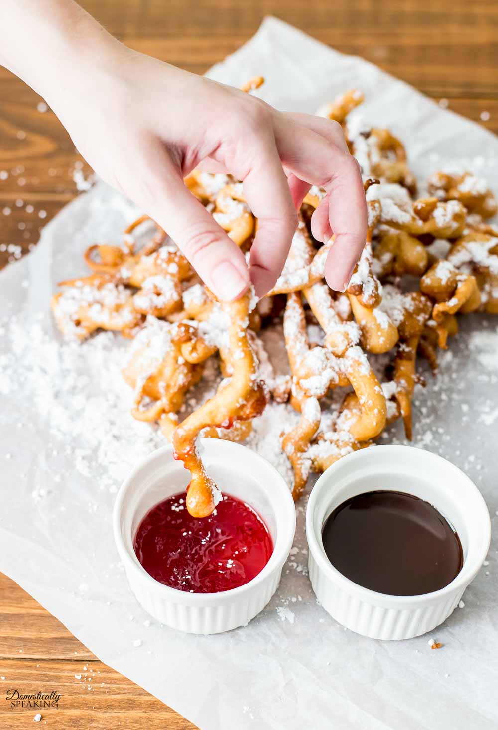 Delicious Funnel Cake Fries - Domestically Speaking