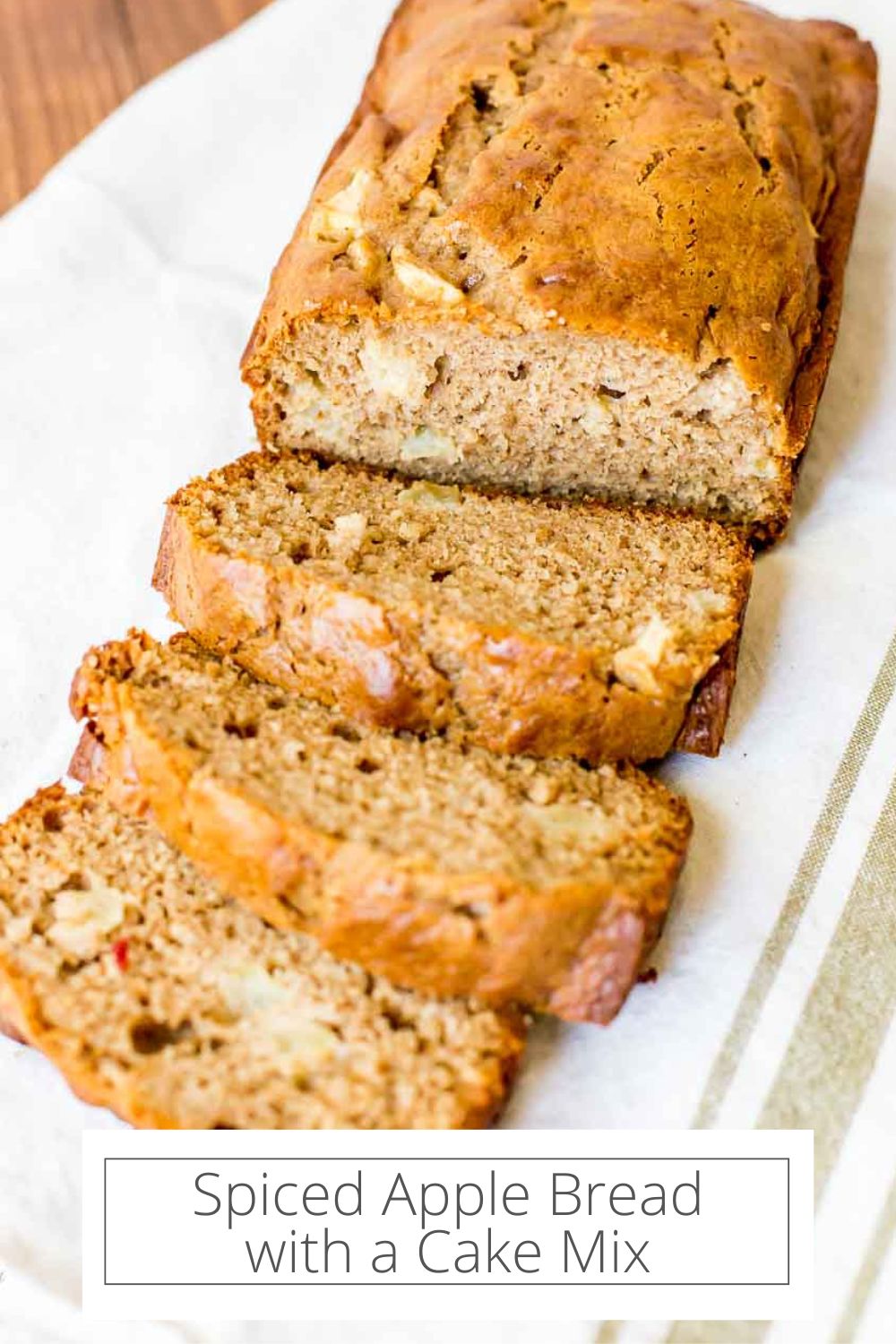 The Easiest Spiced Apple Bread Recipe - Domestically Speaking