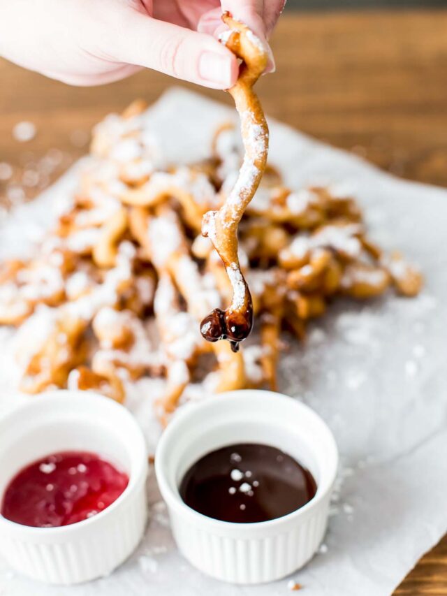 Funnel Cake Fries - Domestically Speaking