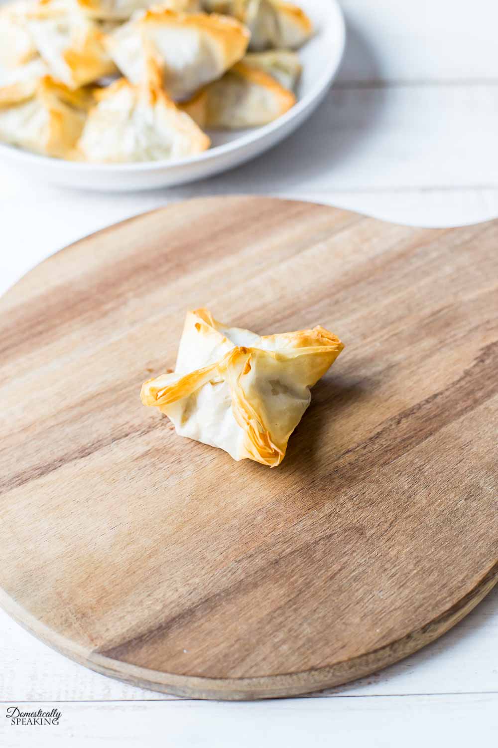 Easy Phyllo Wrapped Stuffing Bites Recipe - Domestically Speaking