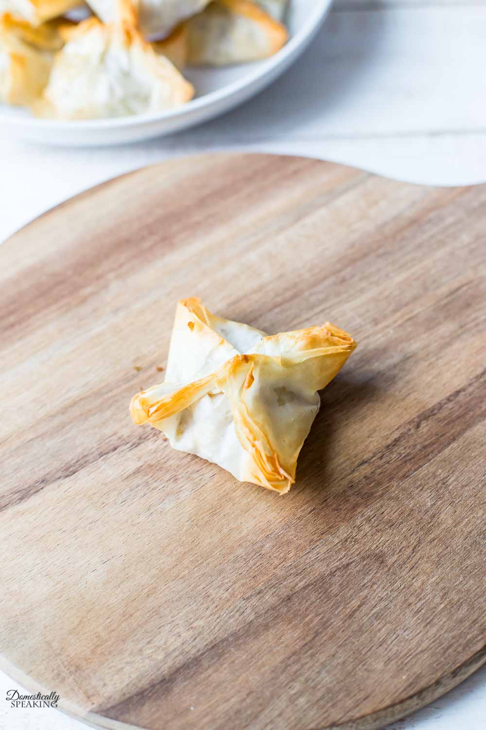 Easy Phyllo Wrapped Stuffing Bites Recipe - Domestically Speaking