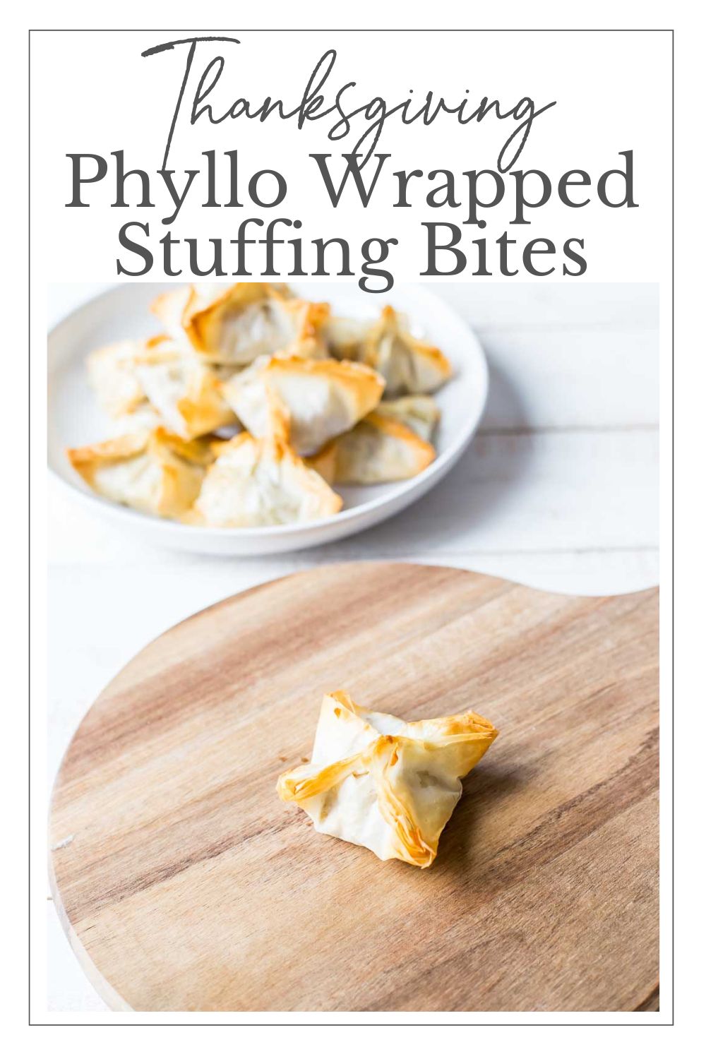 Easy Phyllo Wrapped Stuffing Bites Recipe - Domestically Speaking