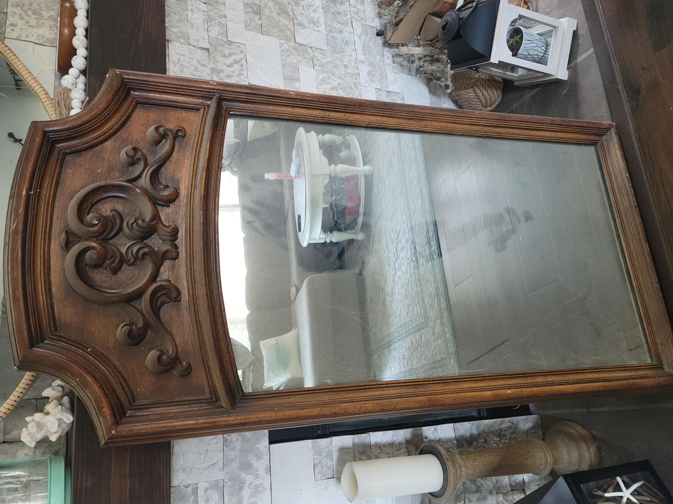 DIY Easy Modern Mirror Edge - Domestically Designed