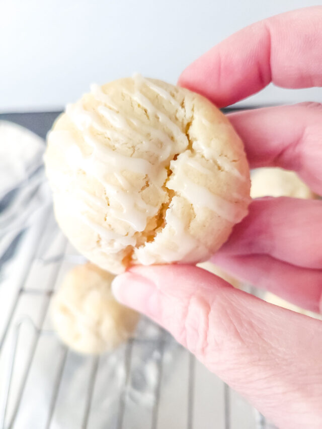 Cream Cheese Almond Cookies - Domestically Speaking