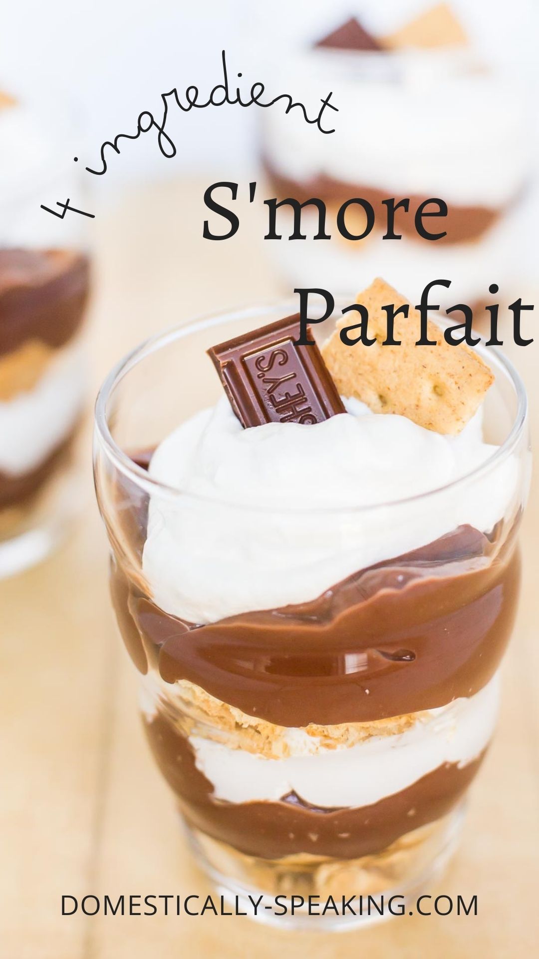 Delicious S'mores Parfait Recipe - Domestically Speaking