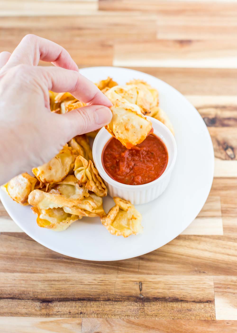 Air Fryer Tortellini - Domestically Speaking
