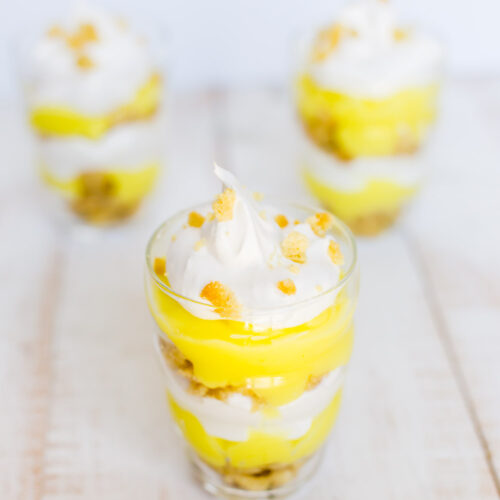 The Easiest Lemon Parfait Recipe - Domestically Speaking