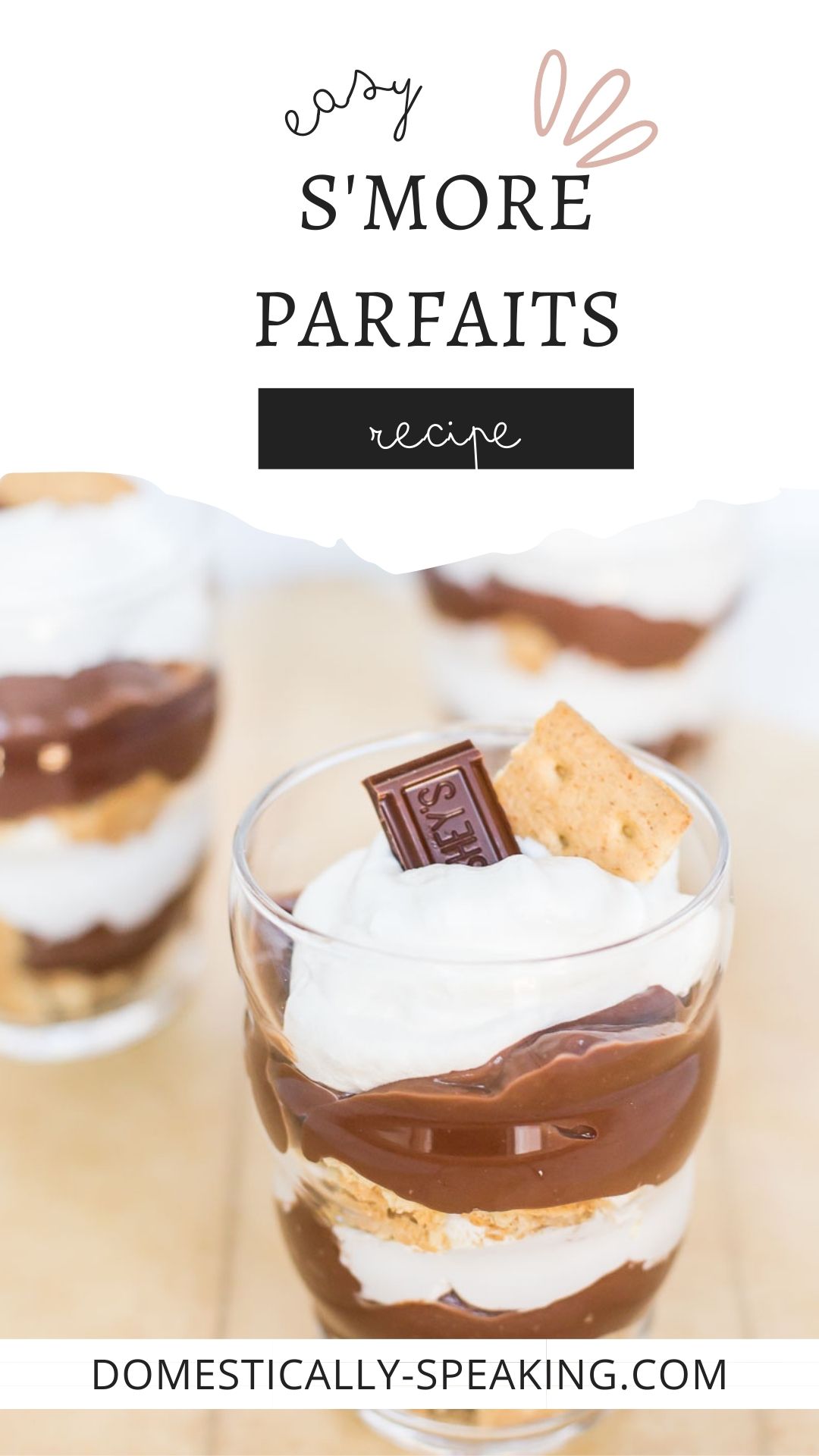 Delicious S'mores Parfait Recipe - Domestically Speaking