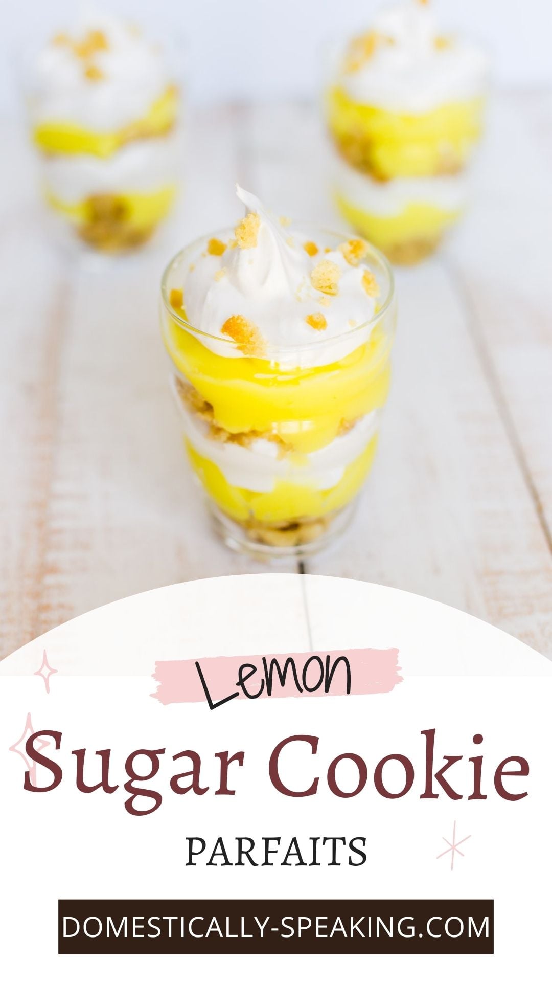 The Easiest Lemon Parfait Recipe - Domestically Speaking