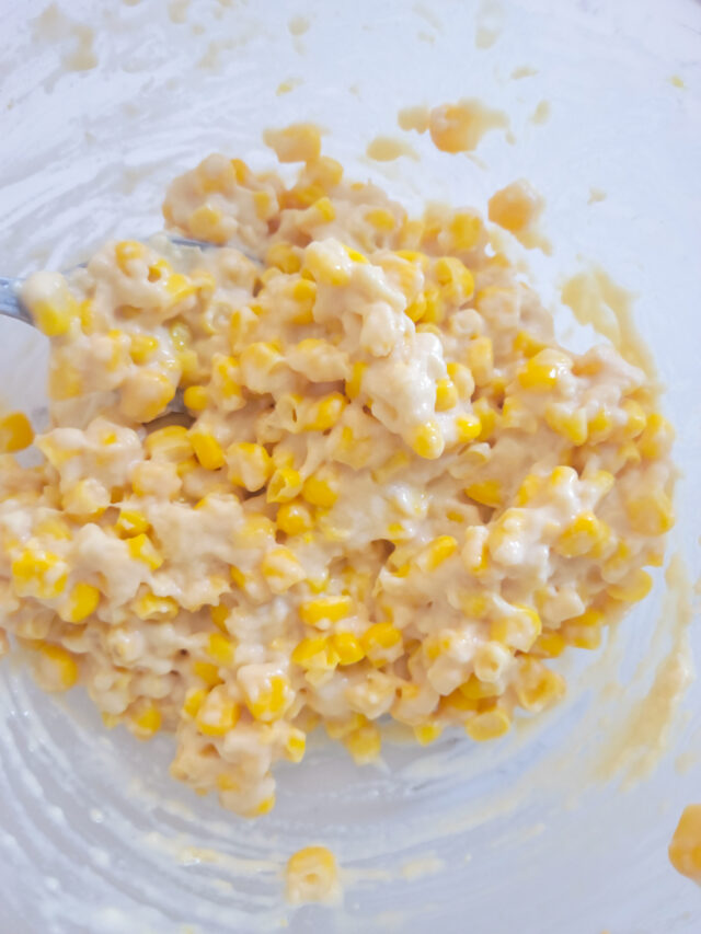 Grandma's Corn Fritters - Domestically Speaking