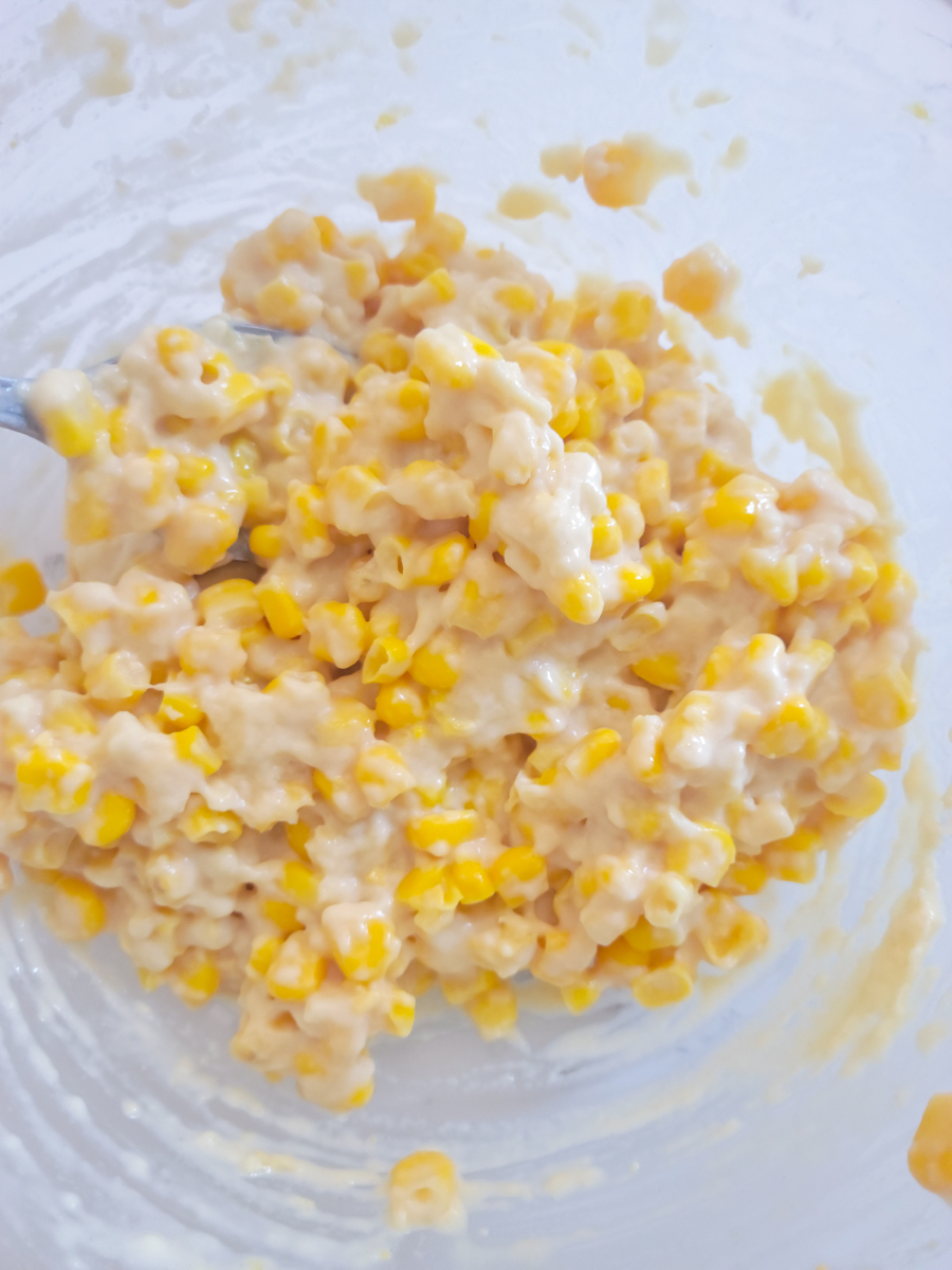 Grandma's Corn Fritters - Domestically Speaking