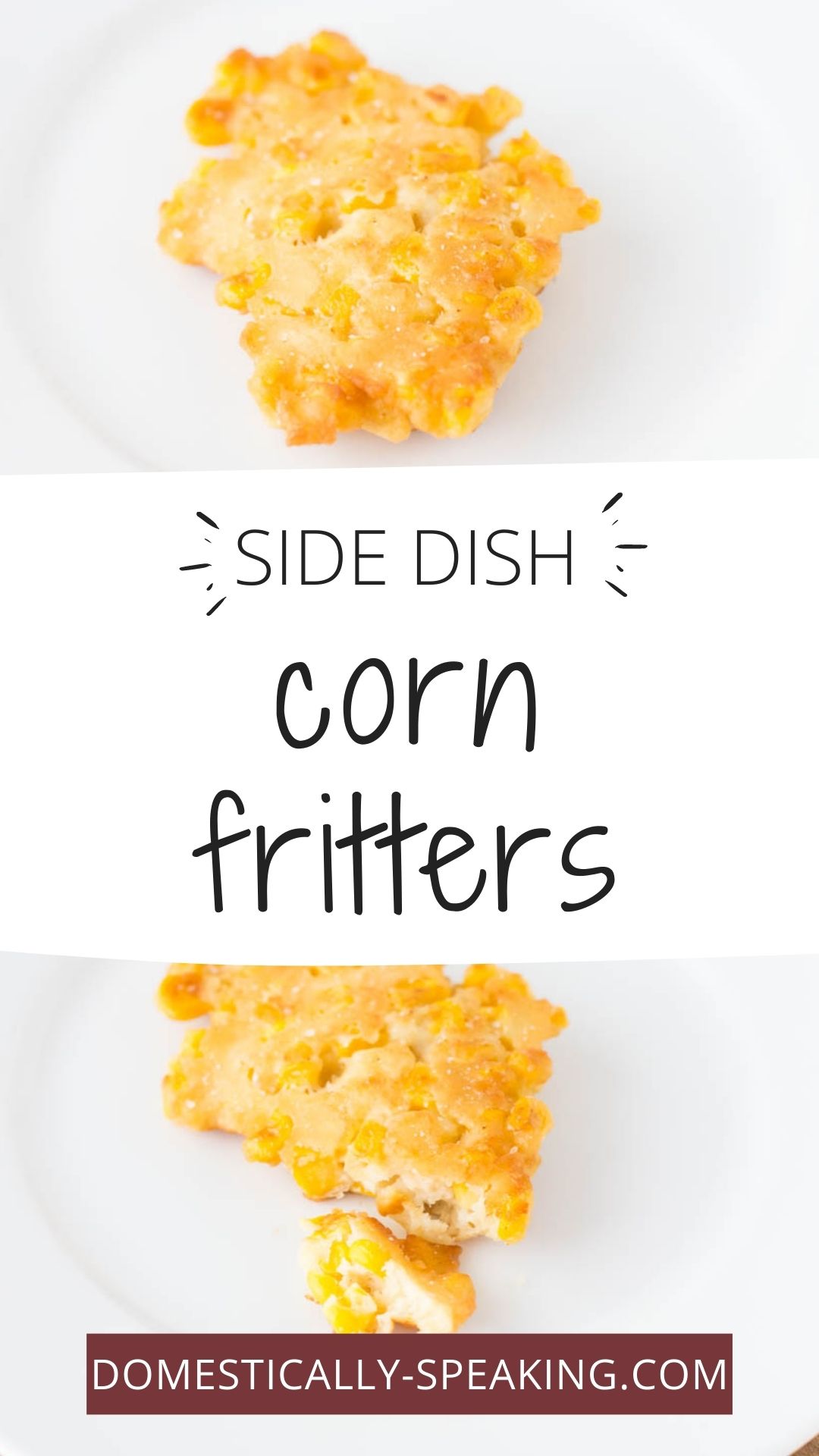 Grandma's Corn Fritters - Domestically Speaking