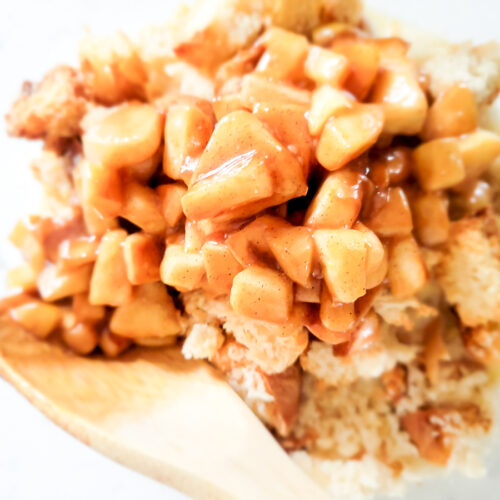 Apple Bread Pudding Loaf - Domestically Speaking