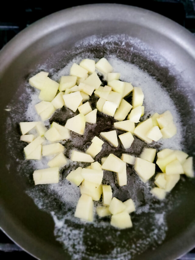 Apple Bread Pudding Loaf - Domestically Speaking