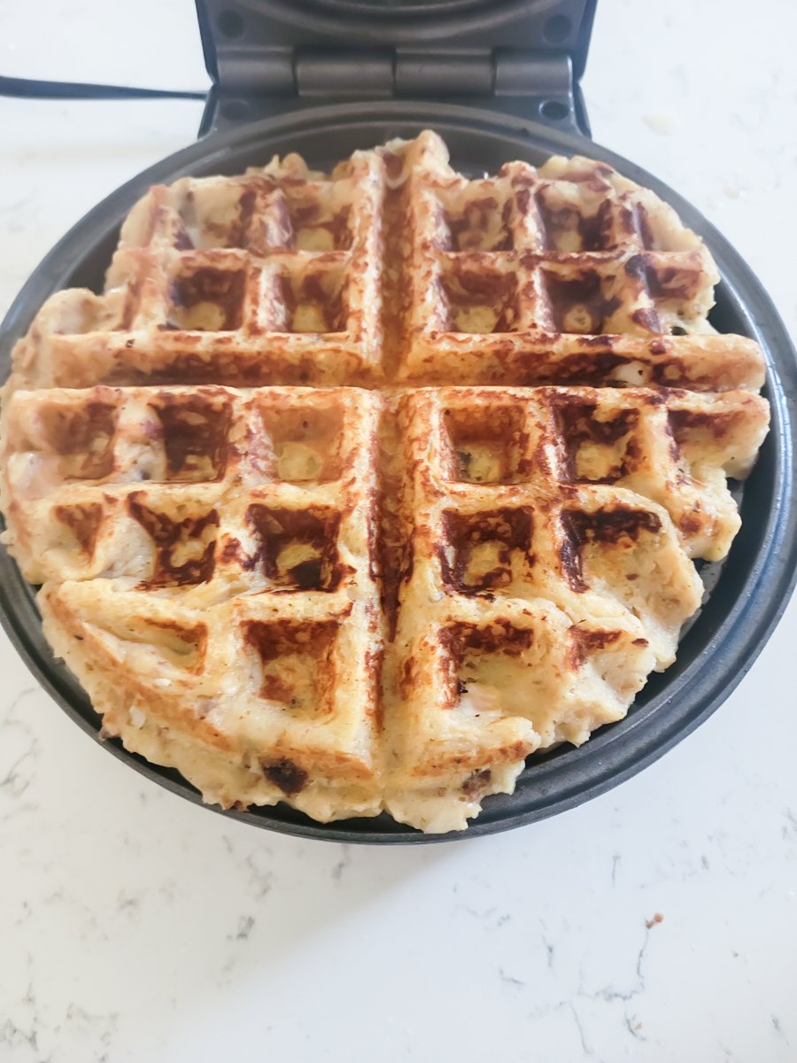 Delicious Thanksgiving Leftover Waffles Recipe - Domestically Speaking