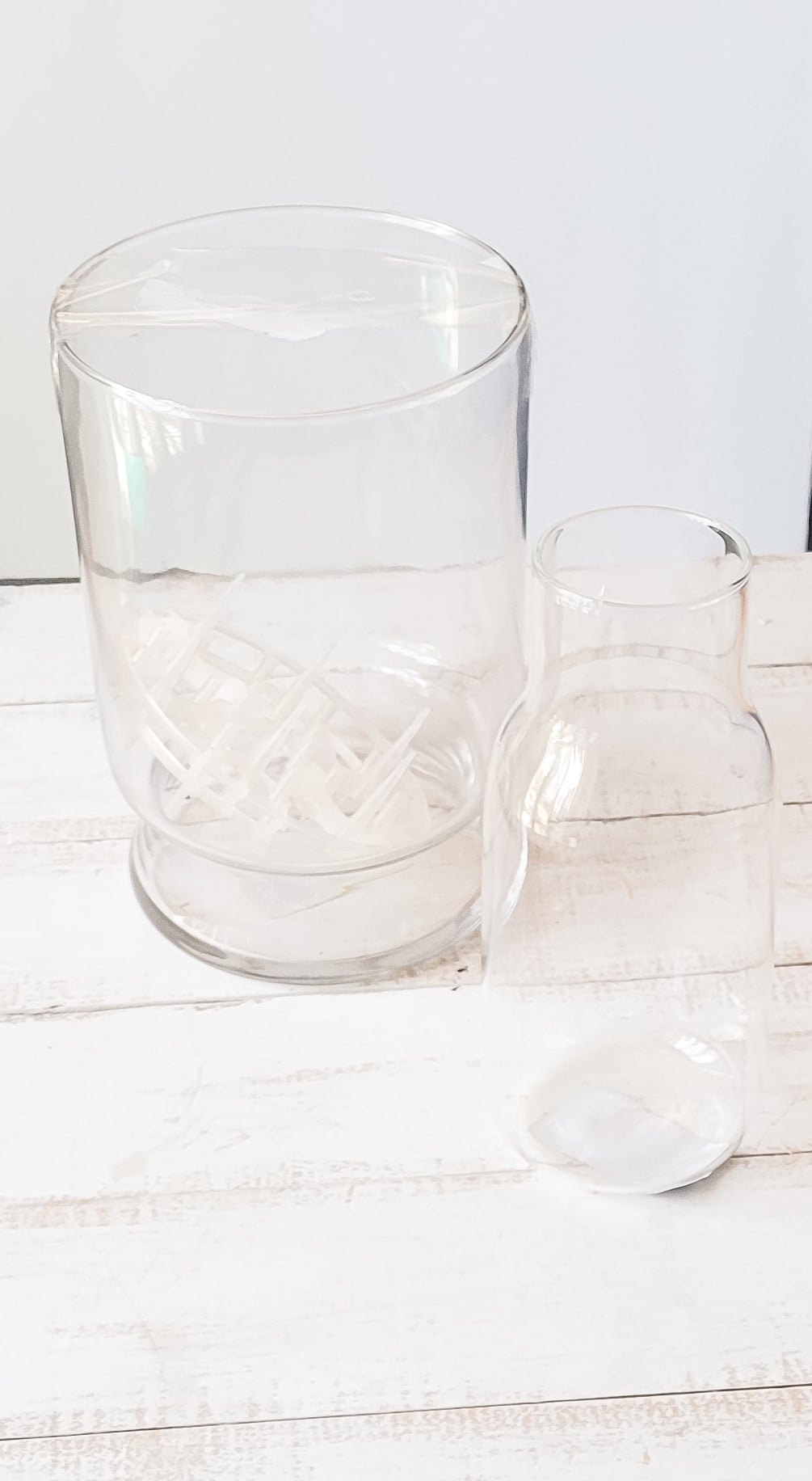 How To Make A Cane Wrapped Vase - Domestically Designed