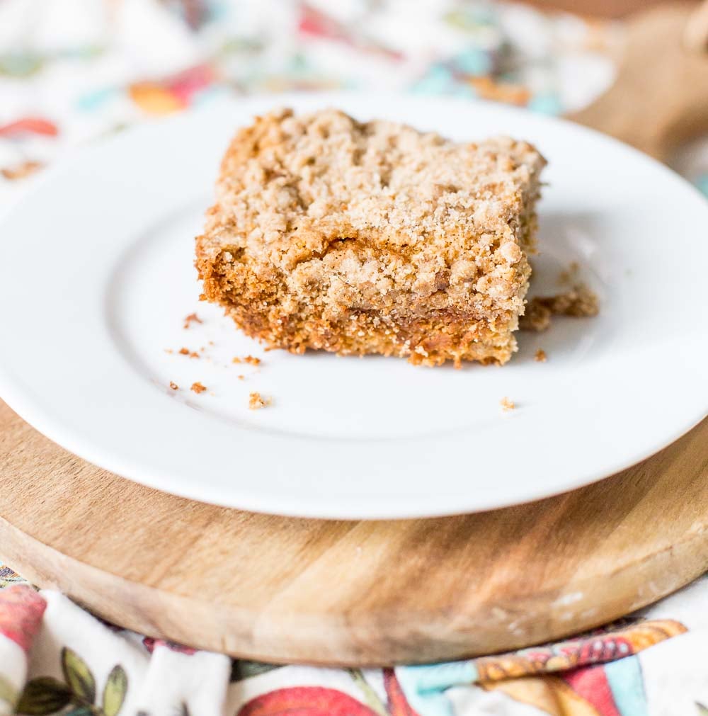 Moist And Delicious Chai Coffee Cake Recipe - Domestically Speaking